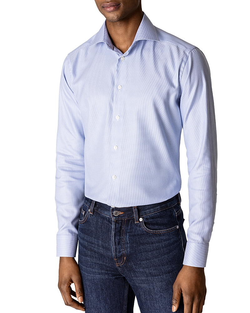 ETON ETON Slim Fit Houndstooth Dress Shirt